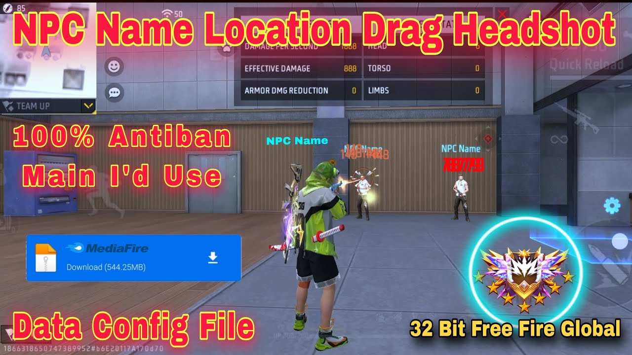 headshot hack free fire || Ob47 Update Drage headshot ff hack l ...