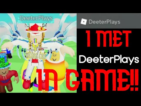 I Met DeeterPlays IN GAME!! (Real Deal) #Shorts - YouTube