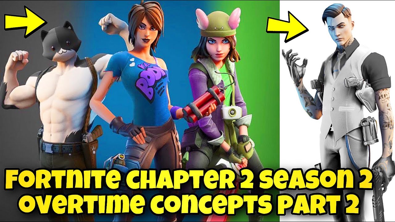 Fortnite Chapter 2 Overtime Challenges & Edit Style Concepts PART 2 ...