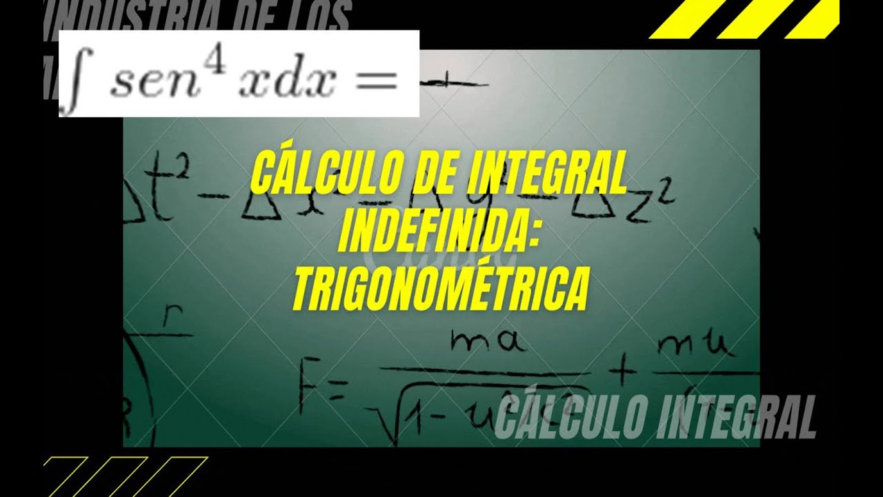 Integral de sen^4 x - YouTube