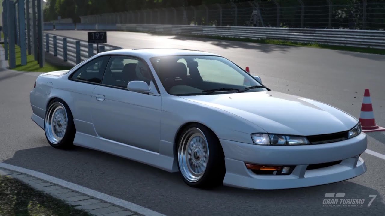 【GT7】 シルビア S14 K's後期改 ニュルブルクリンク北コース 外部視点 - YouTube