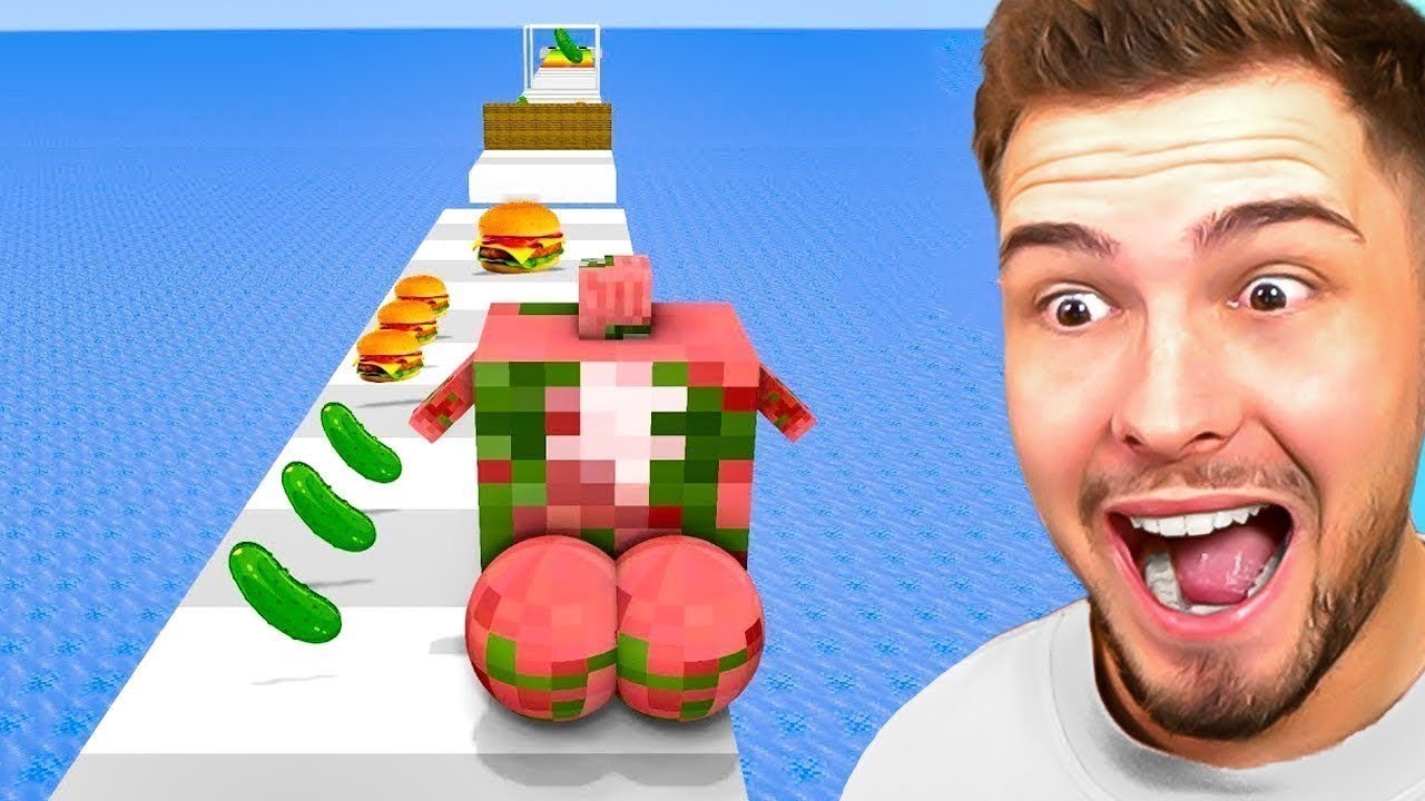 Die lustigste MINECRAFT FIT CHALLENGE aller Zeiten! - YouTube