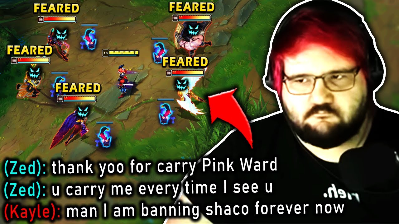 Pink Ward literally 1v5 Embarrassing Diamond Players is so fun to watch ...