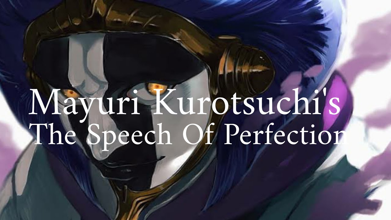 Mayuri's words on perfection|Bleach - YouTube
