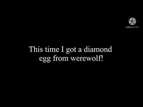 Diamond egg from werewolf! (ROBLOX Bss)