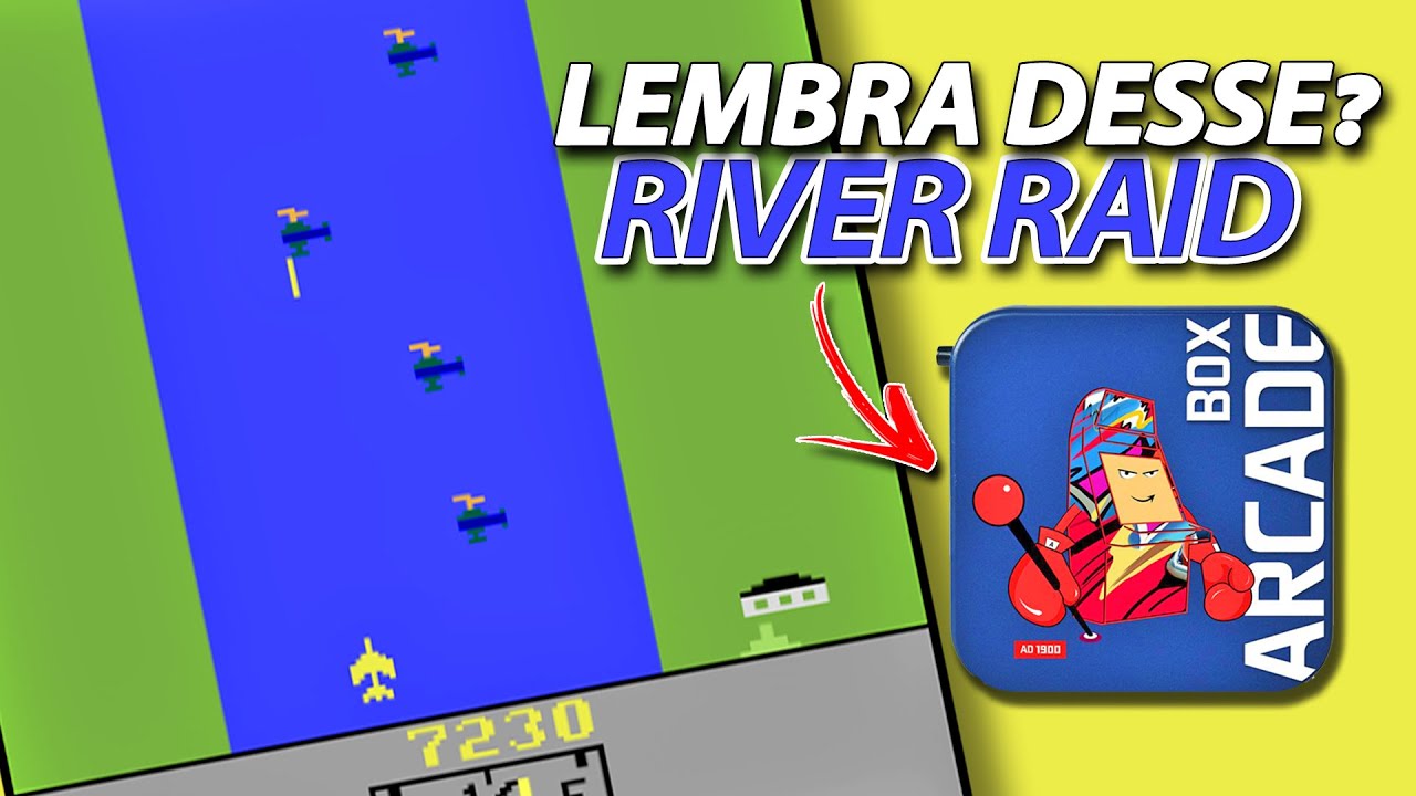 Lembra desse? River Raid no Box Arcade - YouTube