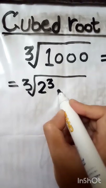 How to Find the Cube Root of 1000? |What is the cube root of 1000 ...