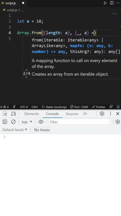 Javascript Array From Method Tips And Tricks Javascript Coding Array Stackwisedev Youtube