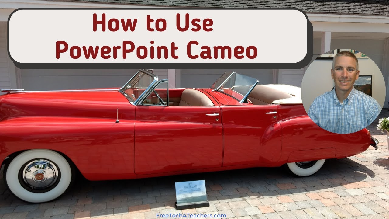 How to Use PowerPoint Cameo - YouTube