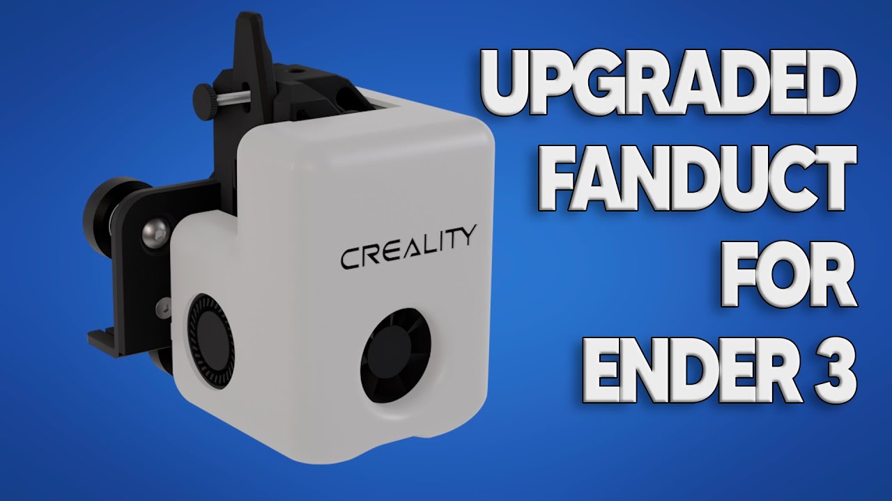 Custom Direct Drive BMG + E3D V6 Fanduct for Ender 3 - YouTube
