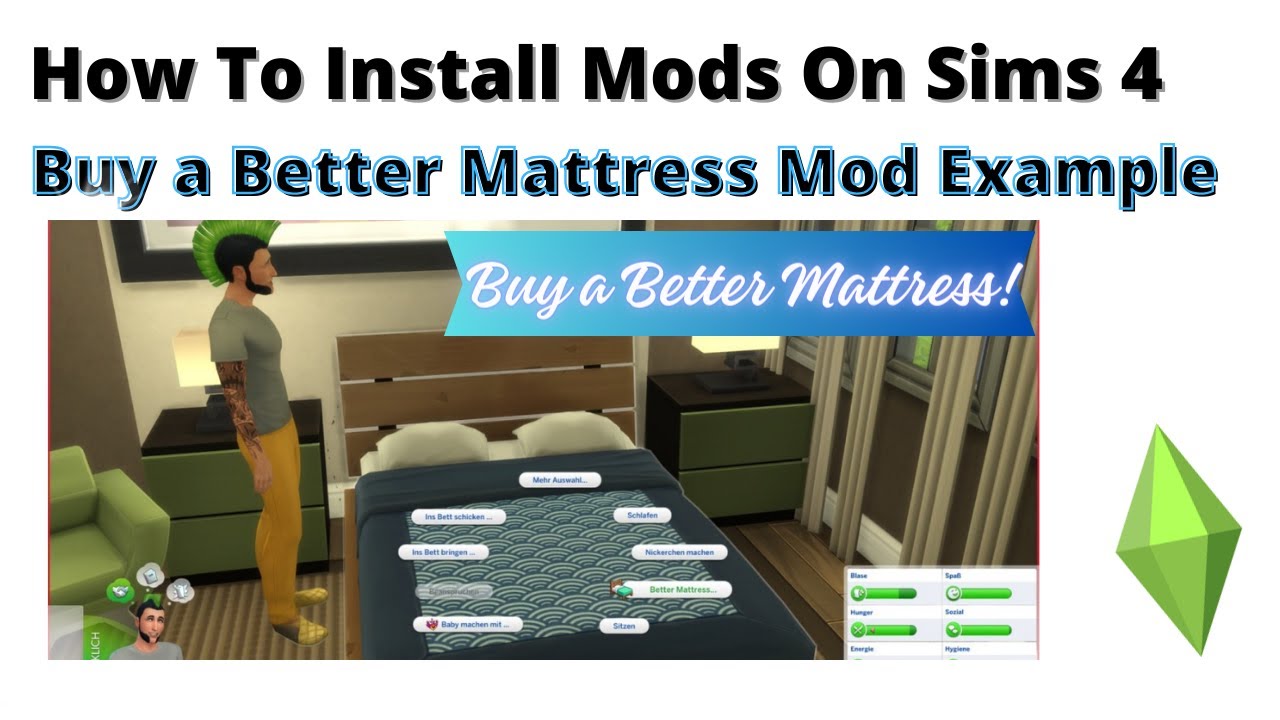 How To Install Buy a Better Mattress Mod For Sims 4 | 2023 - YouTube