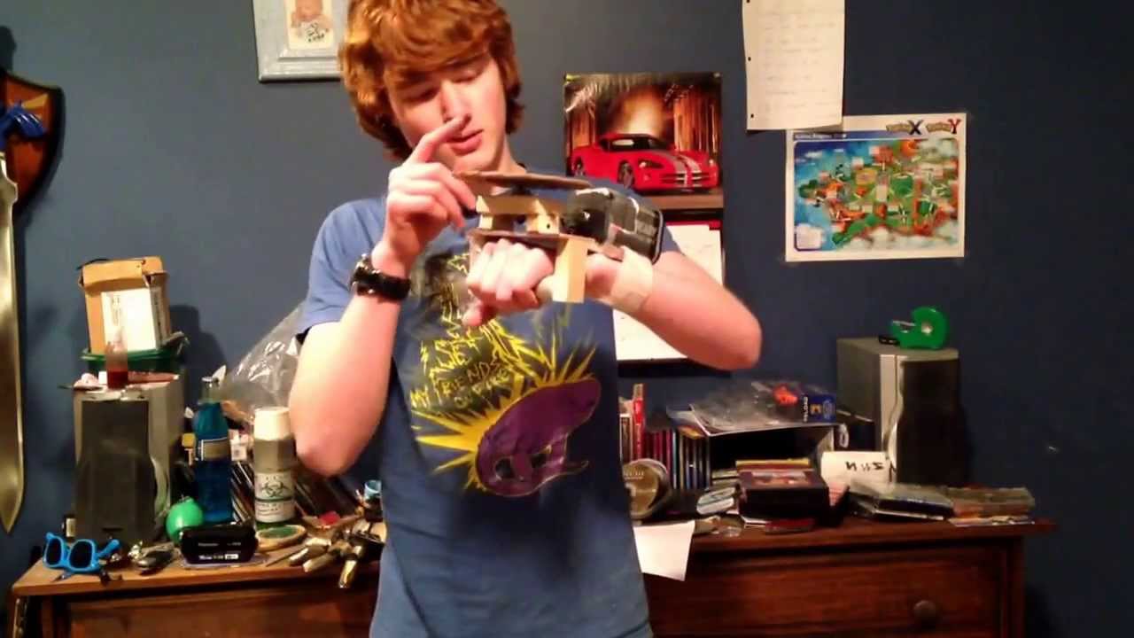 Saw blade gauntlet - YouTube