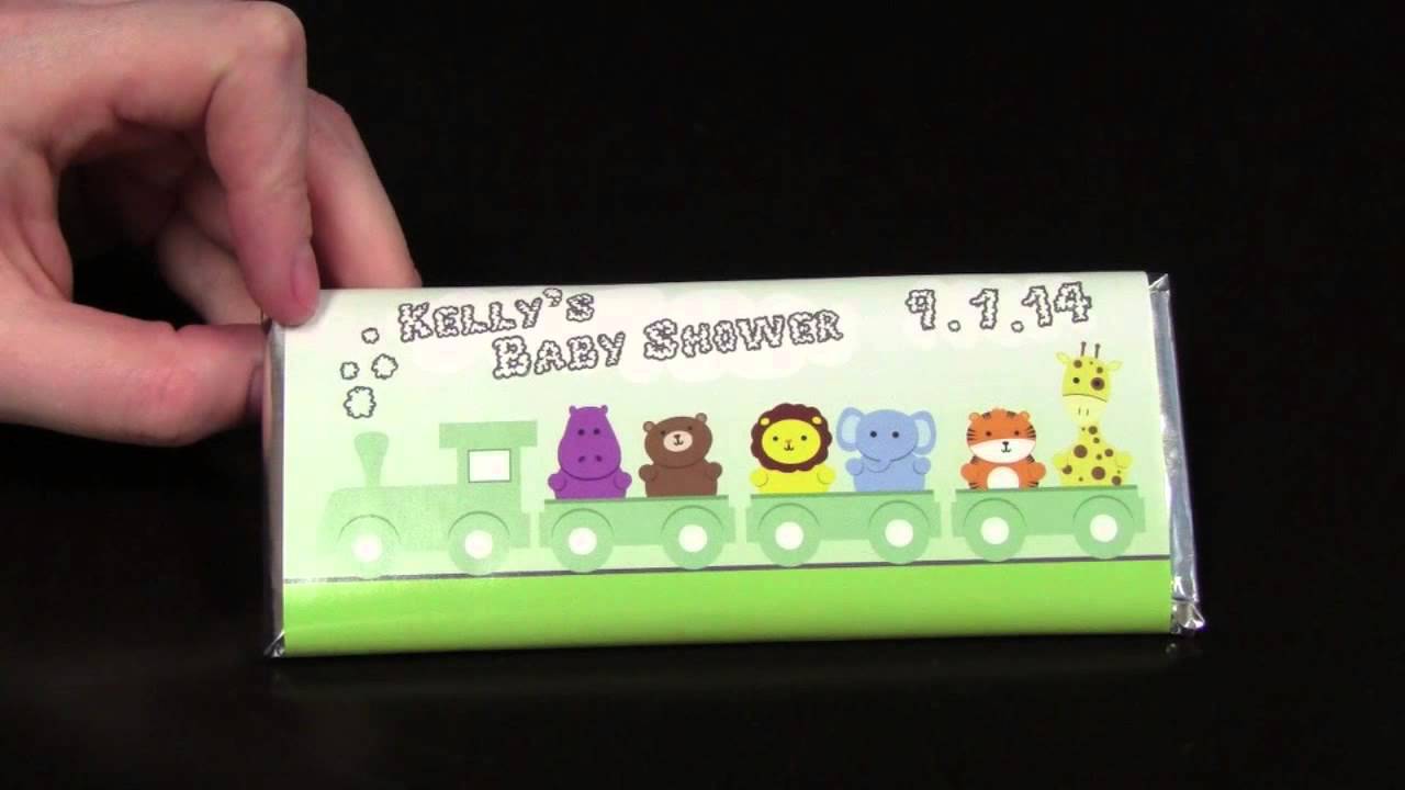 Baby Express: Baby Shower Candy Bars - YouTube