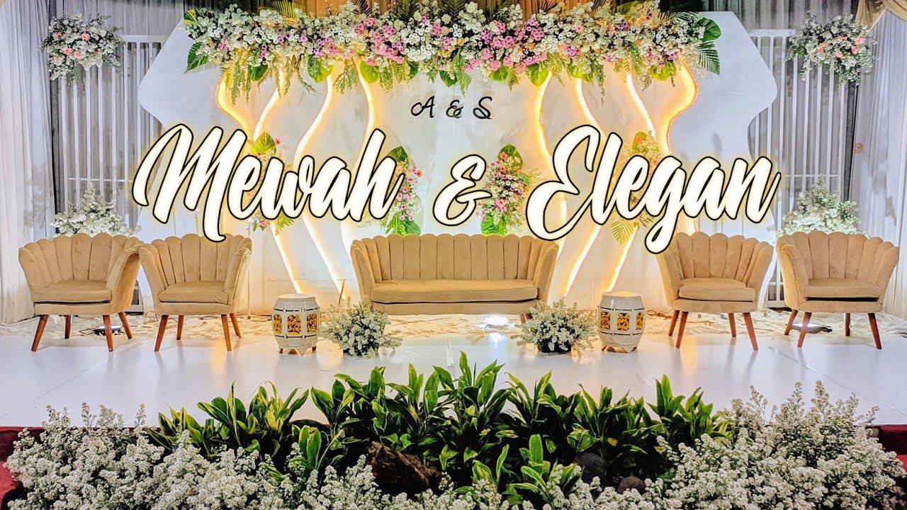 Dekorasi Pernikahan Terbaru | pemasangan bunga segar | making wedding ...