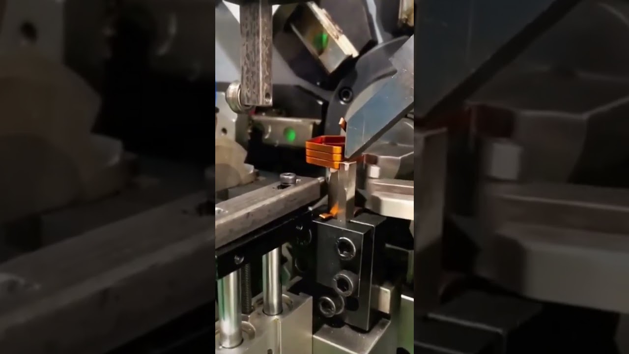 Modern machine making helicoil insert fastest - YouTube