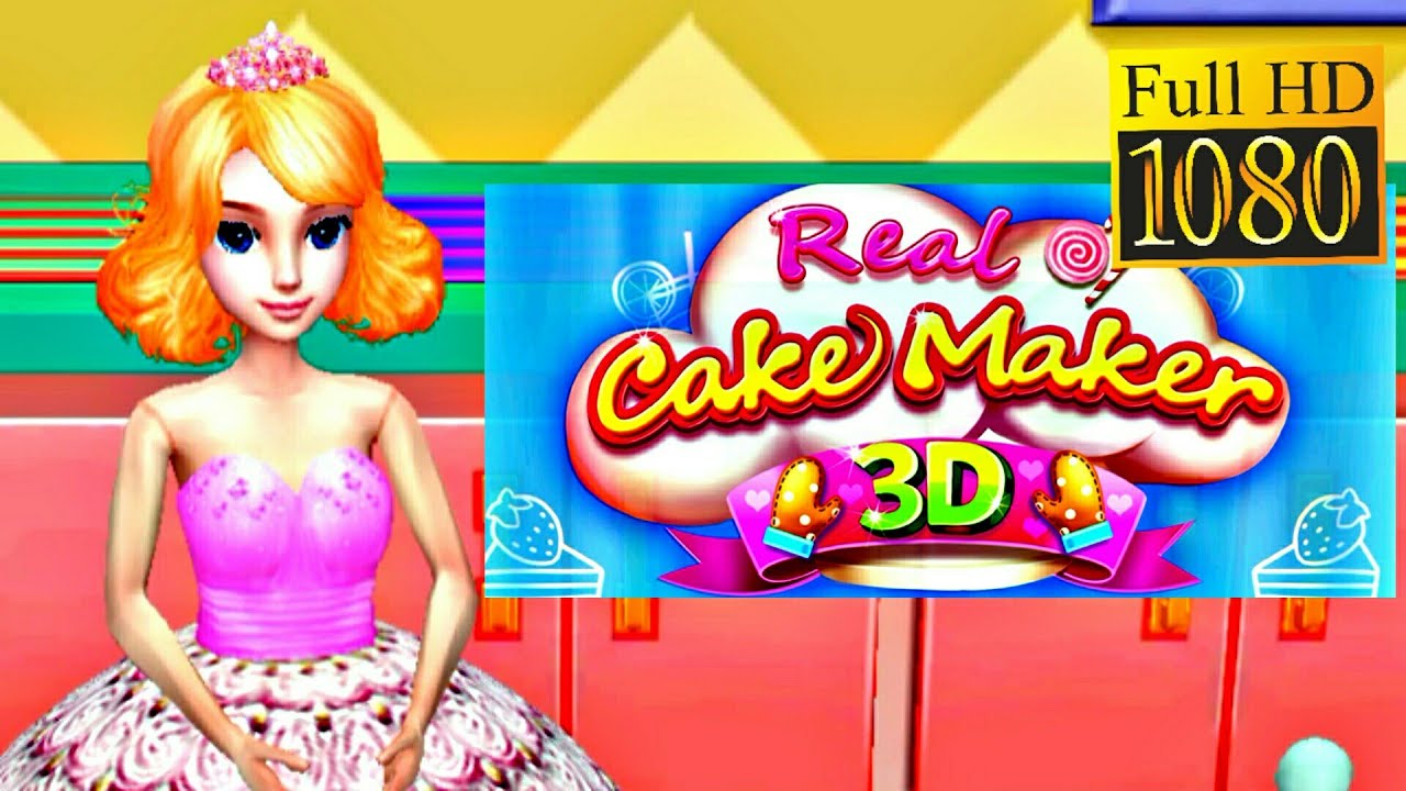'Real Cake Maker 3D' Bake Design & Decorate Game Review 1080p Official ...