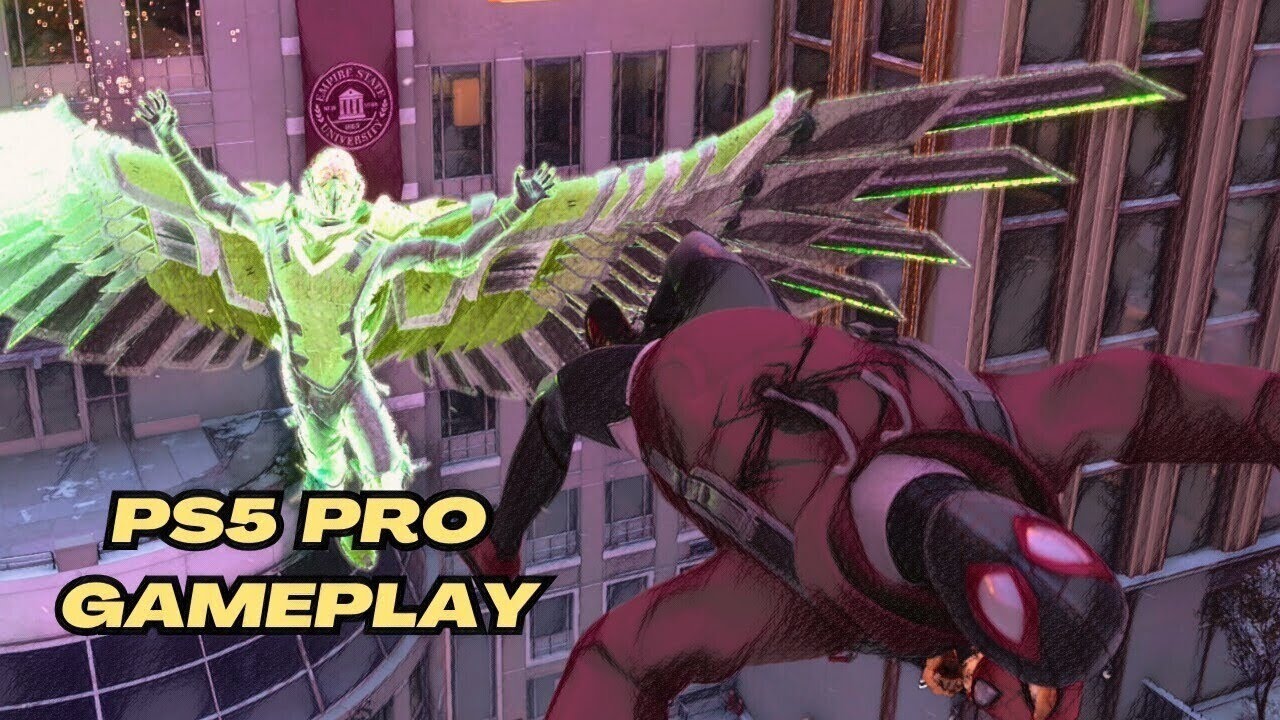 Spider-Man: Miles Morales (PS5 Pro): Hologram Vulture Boss Fight (4K ...