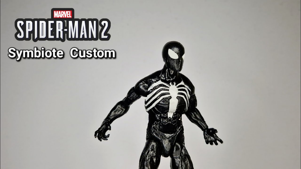 Marvel Legends PS5 Symbiote Suit Custom Spider-Man - YouTube Marvel Legends PS5 Symbiote Suit Custom Spider-Man - YouTube