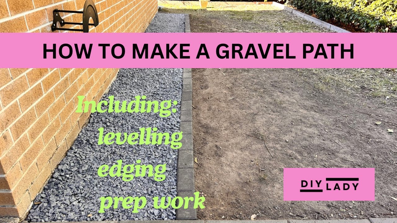 How to build a Gravel Path | Pavers | Gravel - YouTube