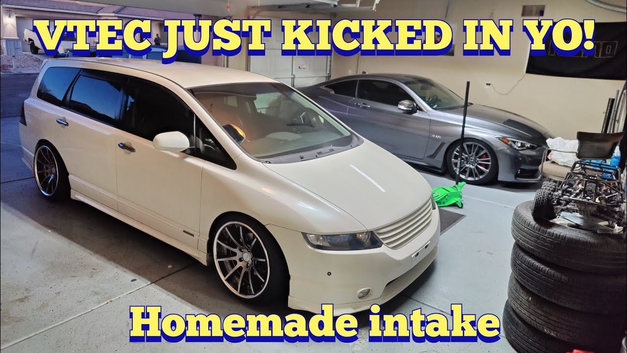 JDM Honda Odyssey RB1 CUSTOM INTAKE! - YouTube