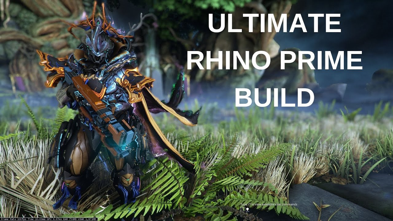Warframe Ultimate Rhino Prime Build - YouTube