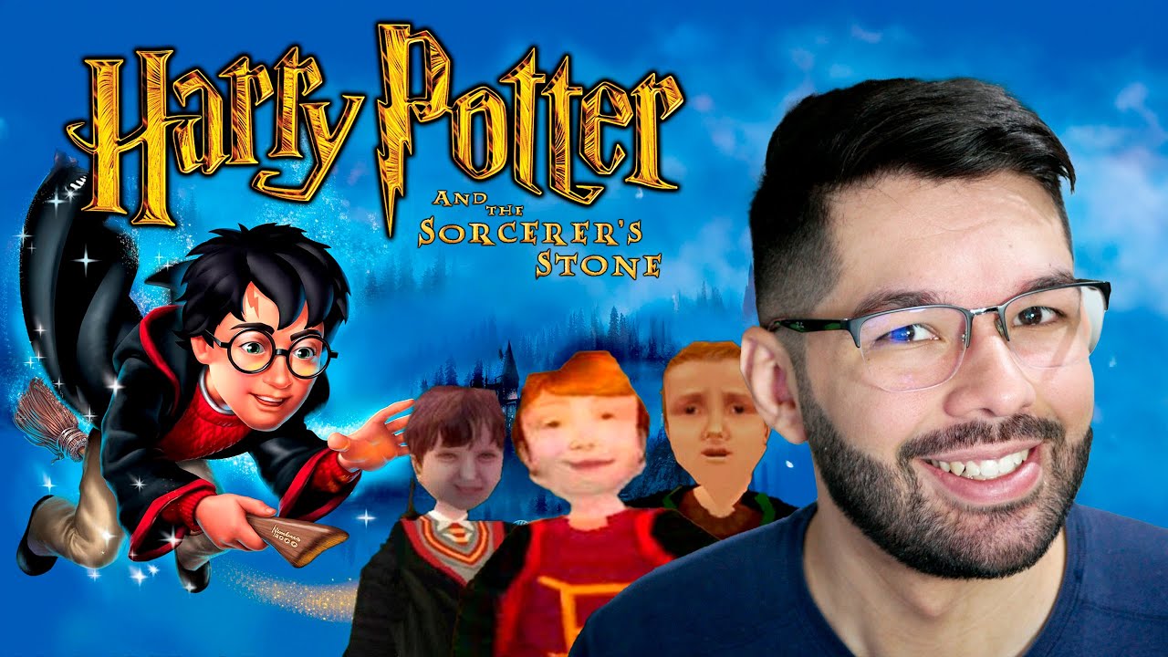 Harry Potter e a Pedra Filosofal no PS1! Vou zerar pela primeira vez ...