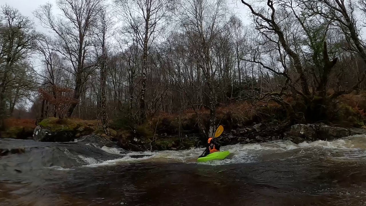 Kayaking River Fassfern - YouTube