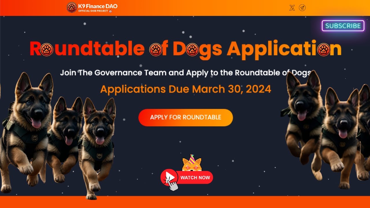 Unlock Your Potential: Apply to Join K9's Dynamic DAO through the ...