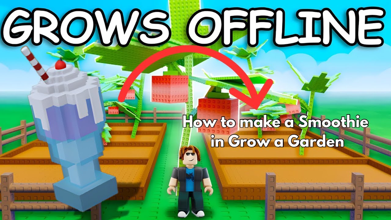 How to make a divine smoothie in Grow a Garden - YouTube