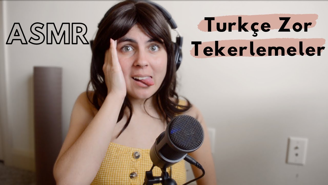 ASMR Turkçe Tekerlemeler 😝 - Turkish Tongue Twisters - YouTube