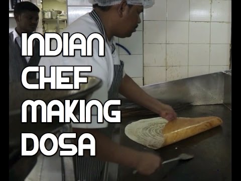 Indian Street Food - Chef Making Dosa - YouTube