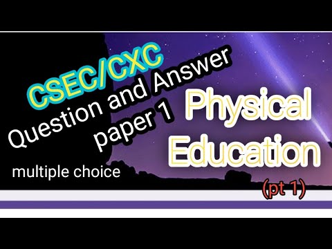 Physical Education CSEC multiple choice (1)/// W. Christie - YouTube