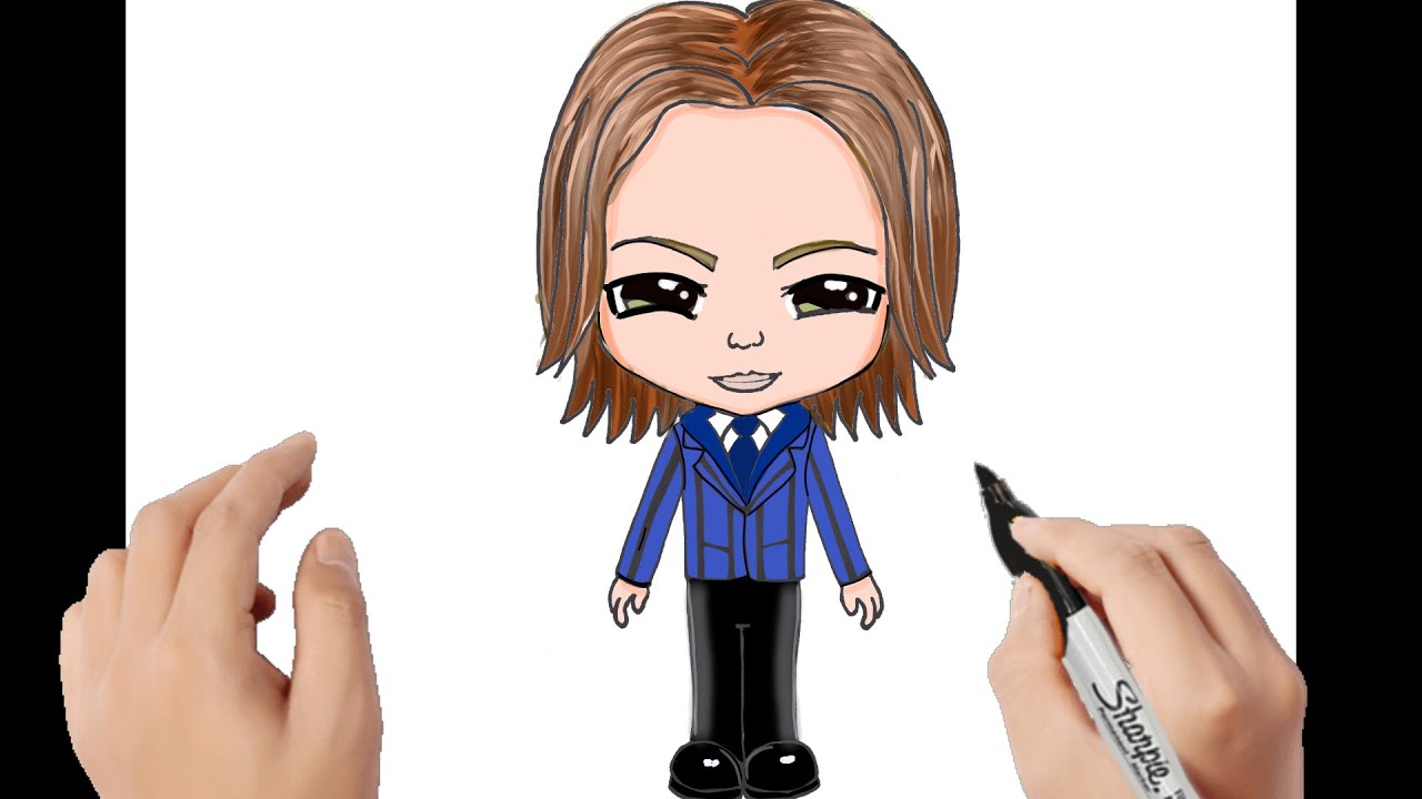 How to Draw Xavier Thorpe from Wednesday - YouTube