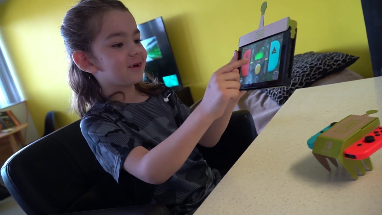 Nintendo Labo RC-Car Первый обзор на русском ! - YouTube