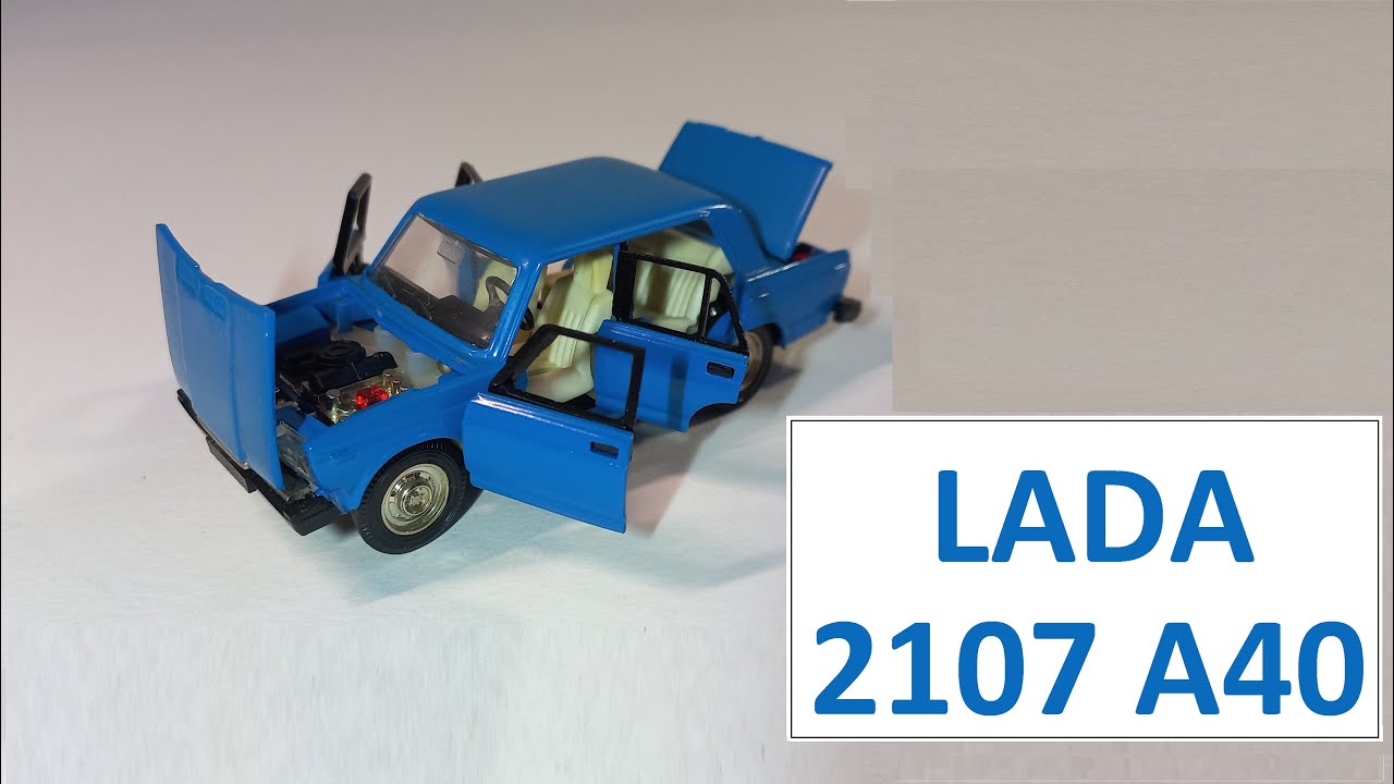 One of the rarest Saratov scale models: VAZ-2107 A40 by TANTAL - YouTube