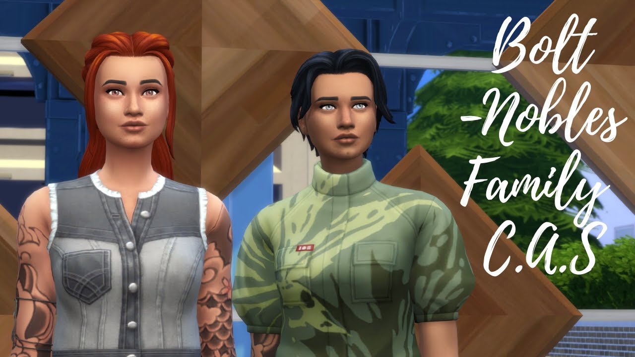 Bolt-Nobles Family | The Sims 4 Create-A-Sim | - YouTube