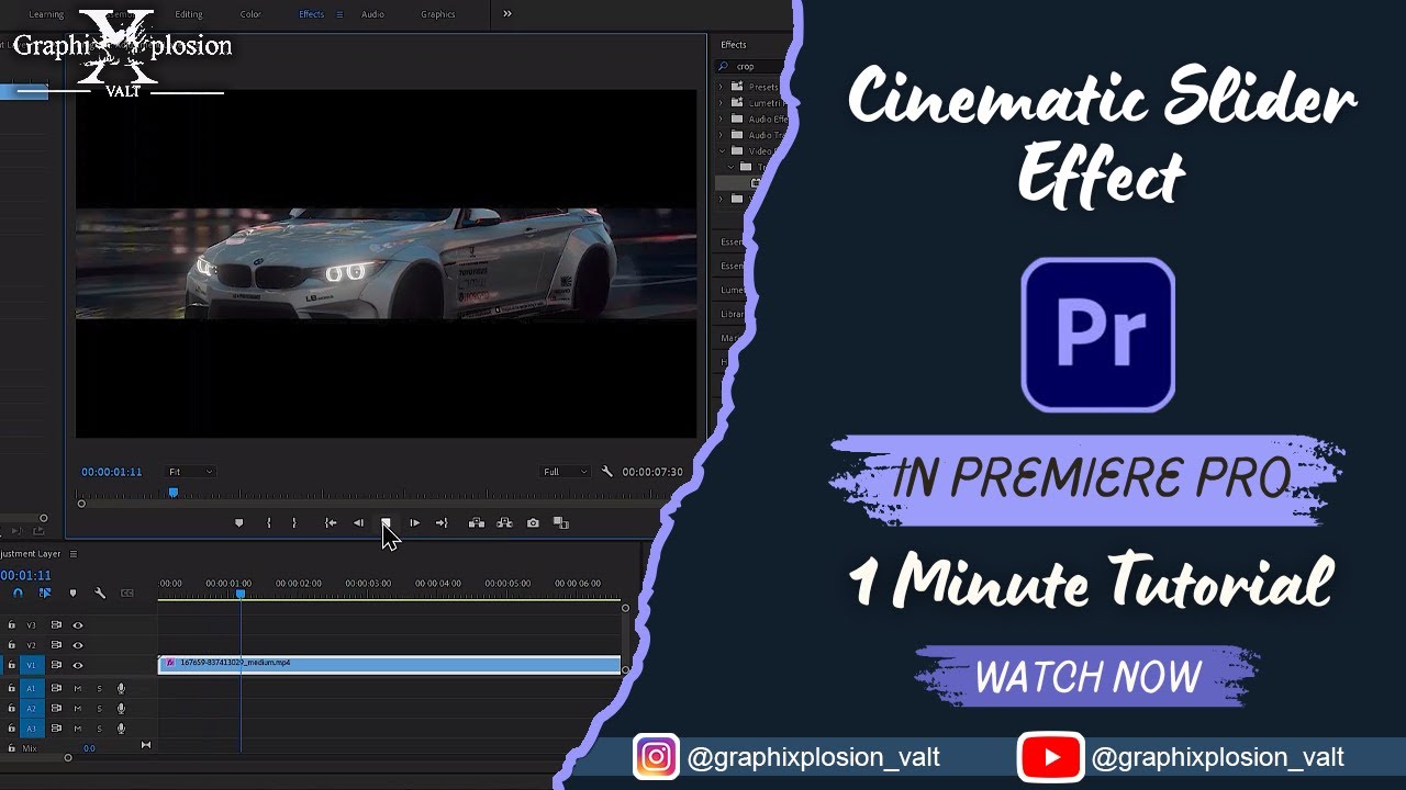 How to Add Cinematic Slider Transitions in Premiere Pro - YouTube