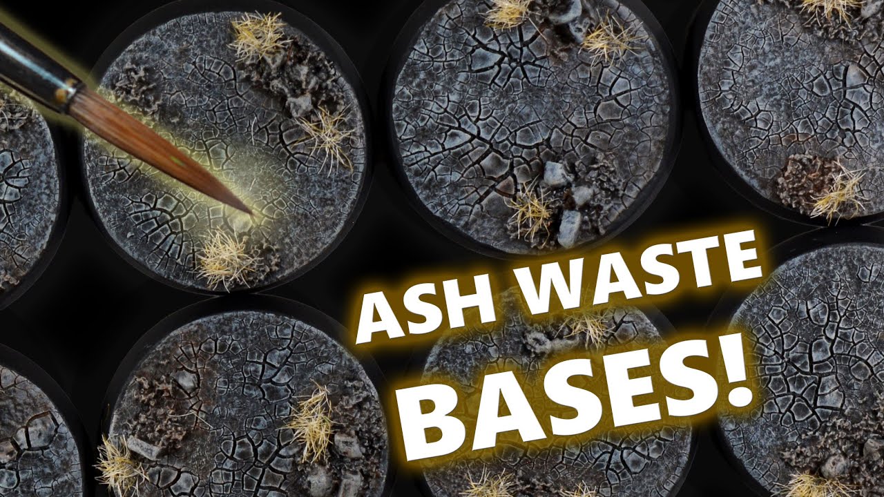 Easy Wasteland Bases for your Warhammer Army! - YouTube