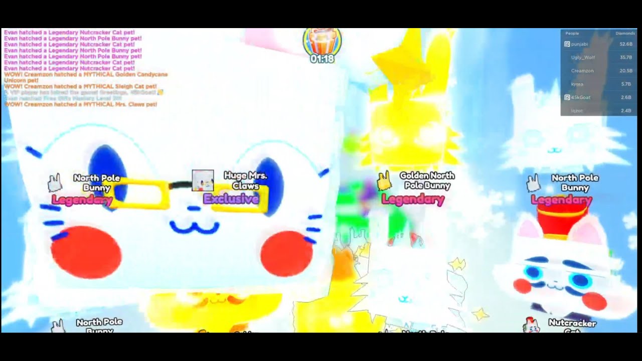 HATCHING MY 2ND HUGE MRS CLAWS IN PET SIMULATOR X!!!! - YouTube