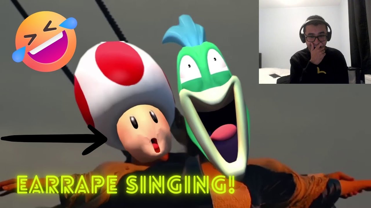 TOAD & BOOPKINS ARE AWFUL SINGERS!😂| Mario reacts to Nintendo Memes 16 ...