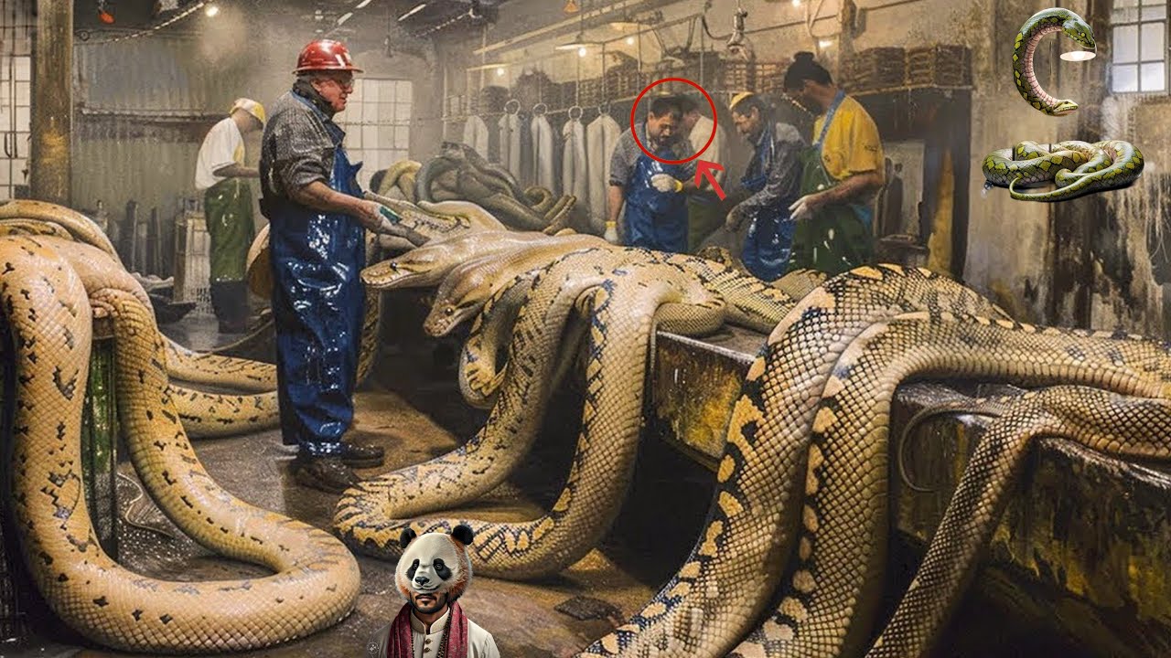 How Farmer's Make Million Of Dollar In Single Month From Python Snake ...