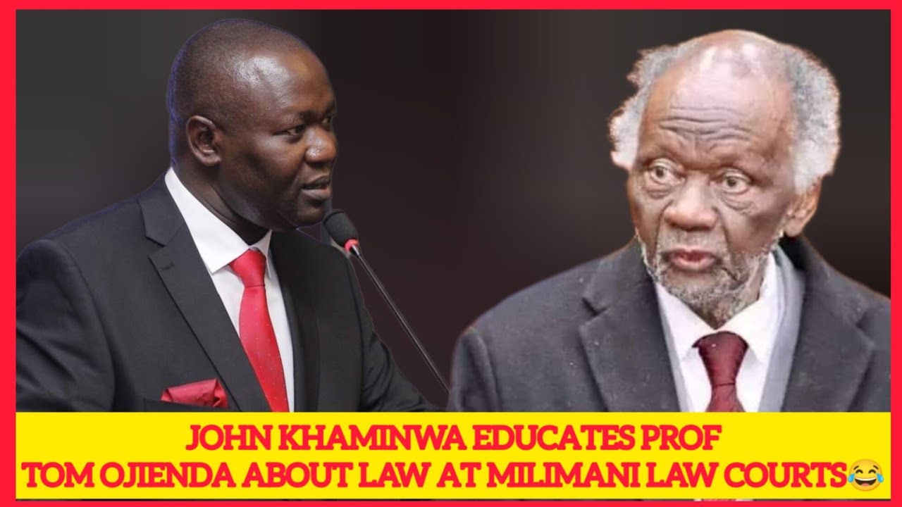 FUNNY LAWYER JOHN KHAMINWA TEACHES SC TOM OJIENDA LAW AT MILIMANI LAW ...