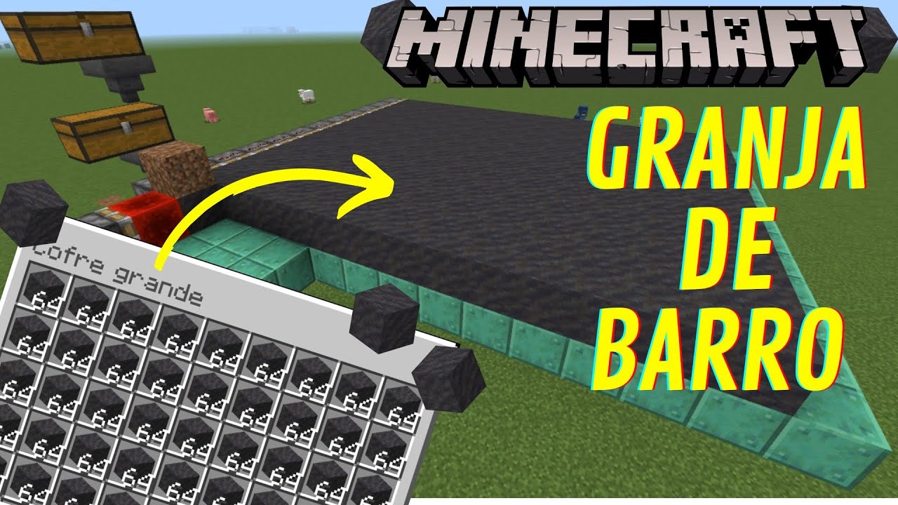 Granja de Barro / Lodo Minecraft 1.19 Bedrock - YouTube
