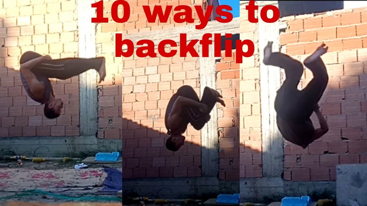 10 ways to backflip - YouTube