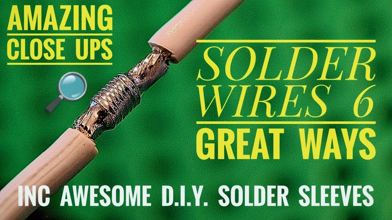 How To Solder 2 Wires Together ( The BEST PRO Methods + Tips ) - YouTube