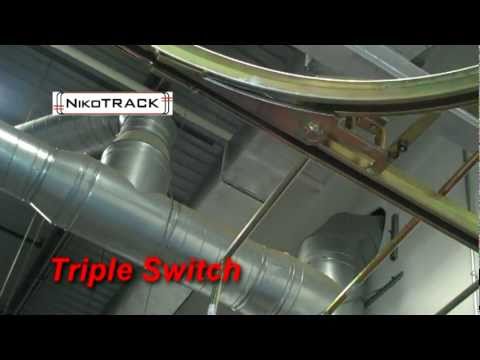 Tongue Switches for Conveyors - Manual and Chain Driven - YouTube