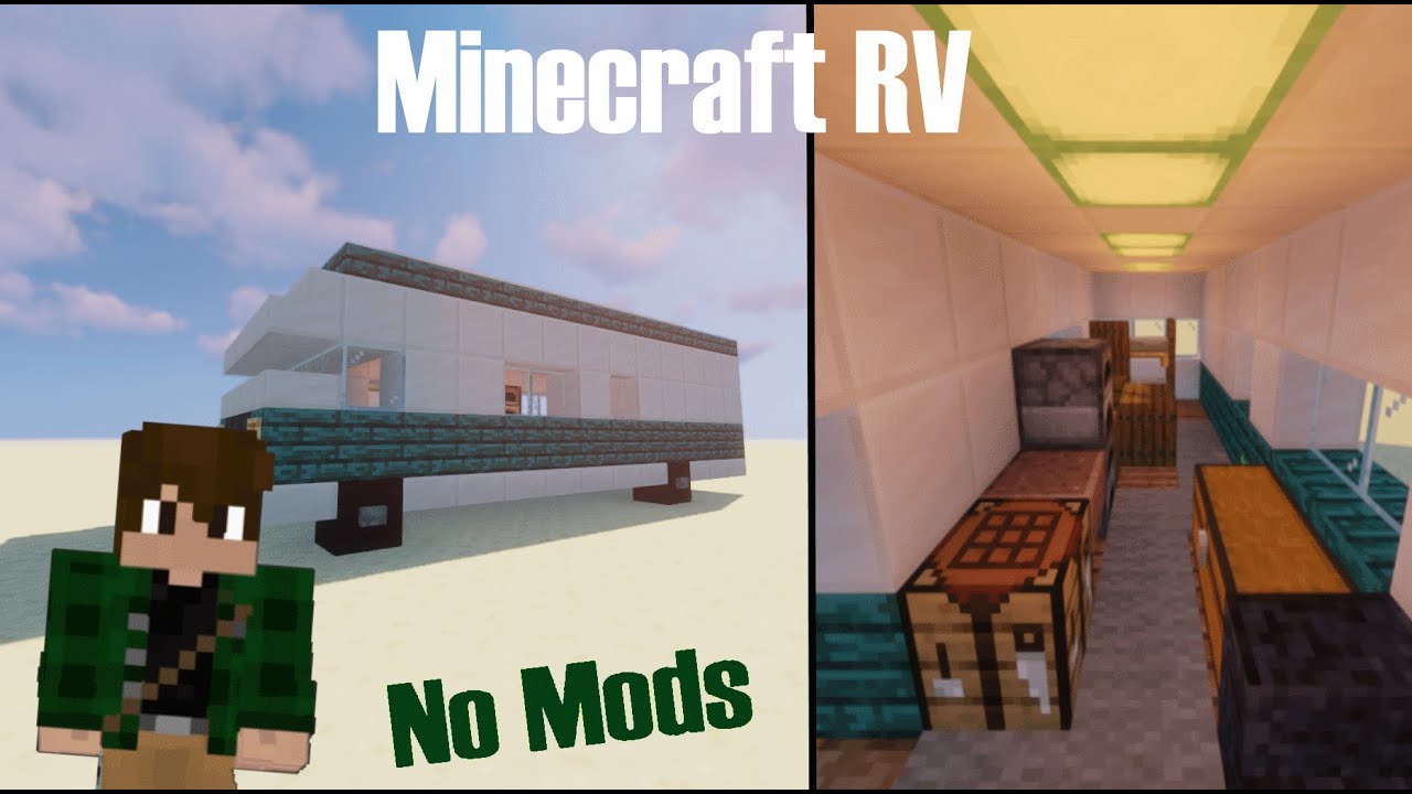 How to Build an RV in Minecraft (No Mods) - YouTube