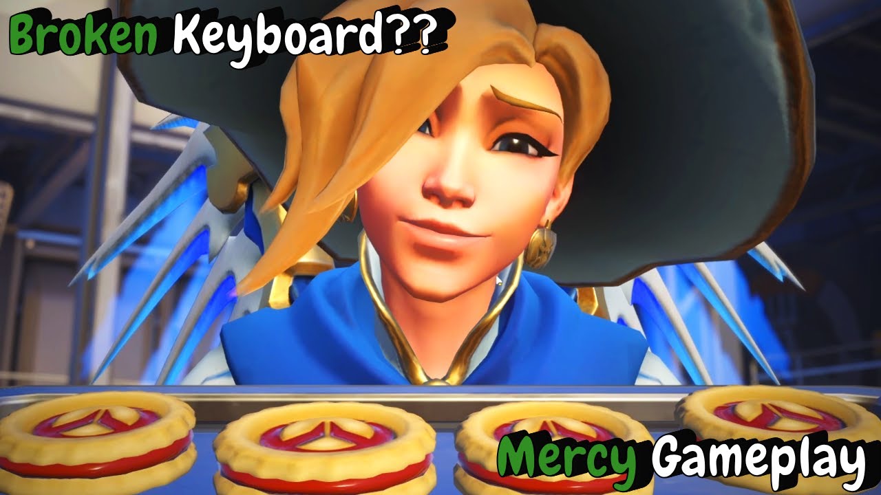 Playing Mercy With a Broken Keyboard | Overwatch 2 - YouTube