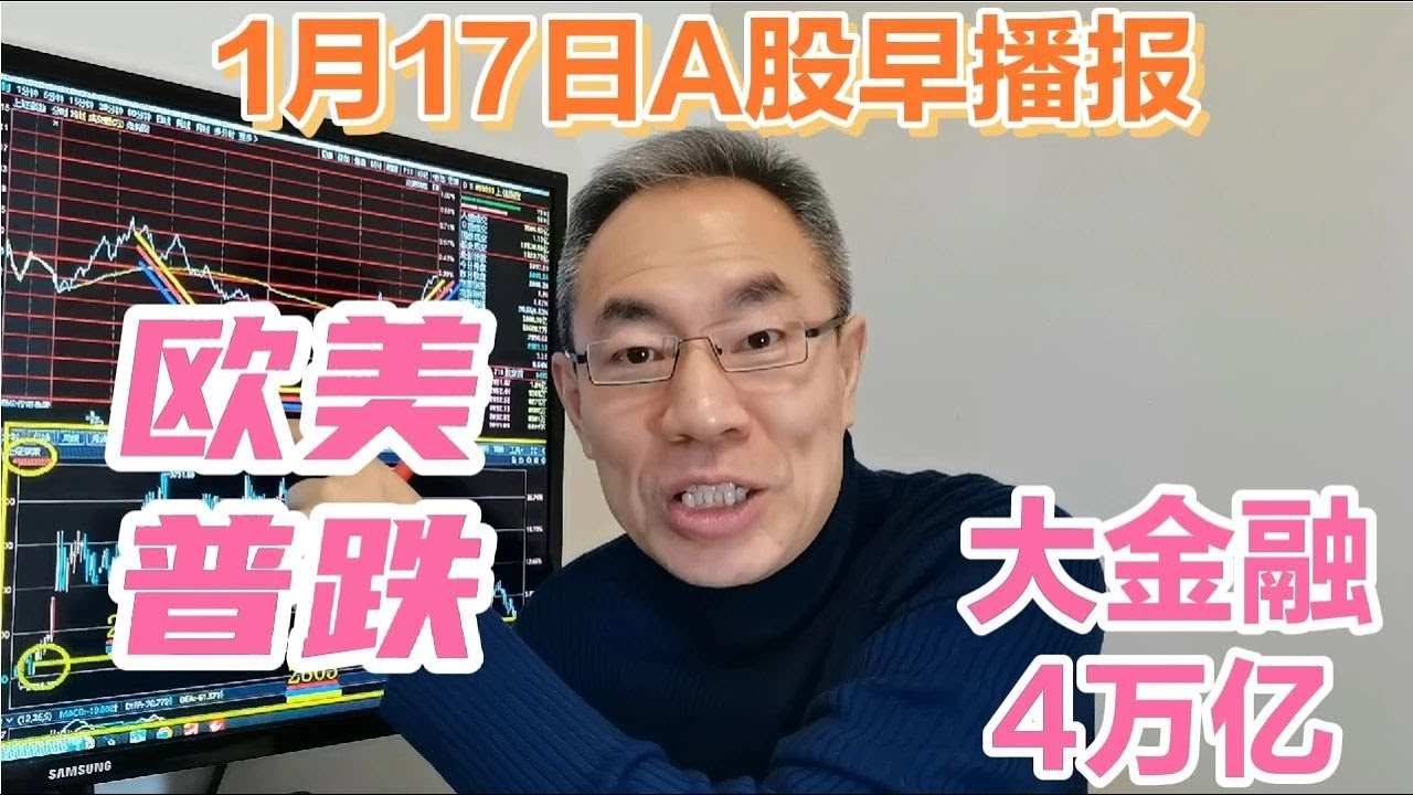 欧美普跌中概股跌381!推动金融高质量发展a股利好!专项债落地 Youtube