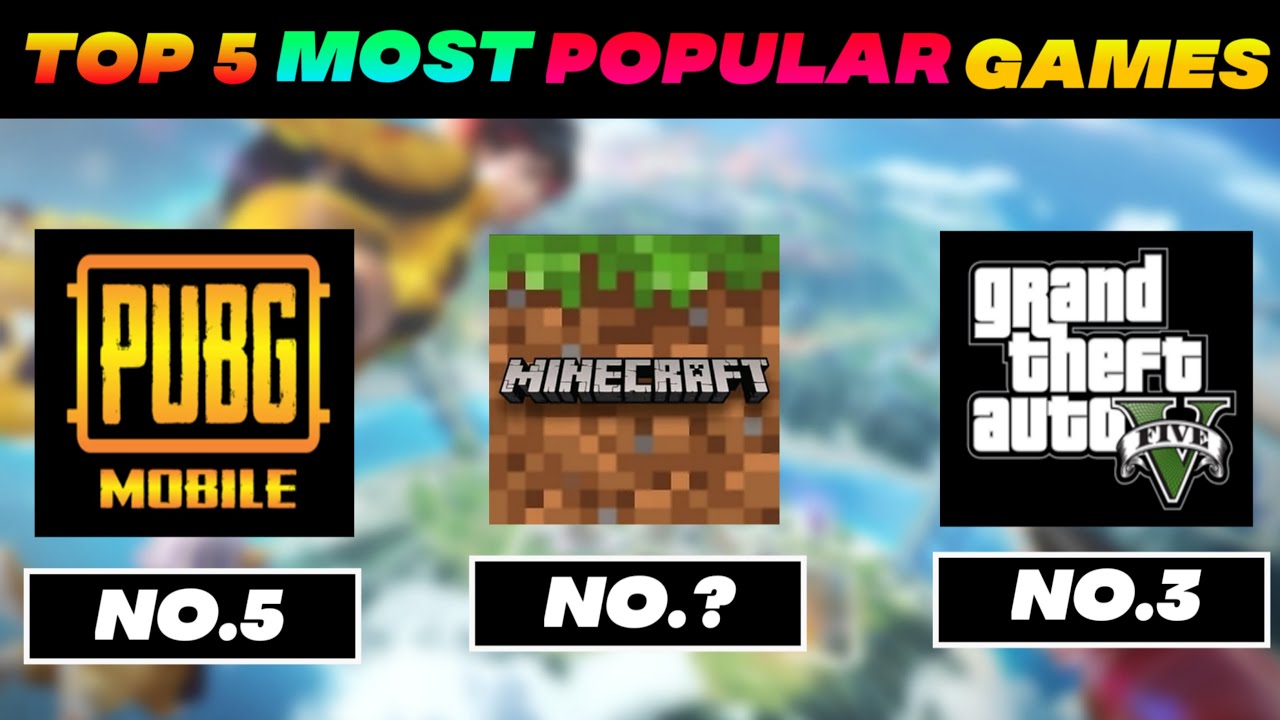 Top 5 Most Popular Games ⚡ Only 0.01% People Know This 💥 - YouTube